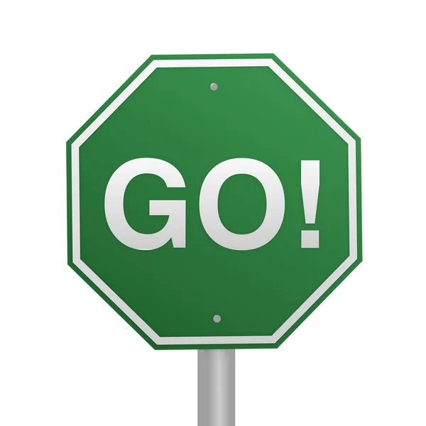 Go sign image | Go Sign — Stock Photo © karenr #12586183