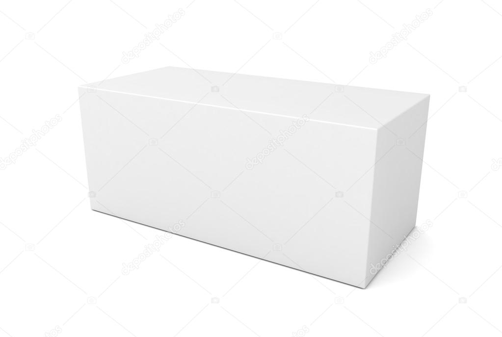 Blank retail product box concept 3d illustration — Stock Photo ...