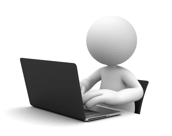 3d man computer Stock Photos, Royalty Free 3d man computer Images ...