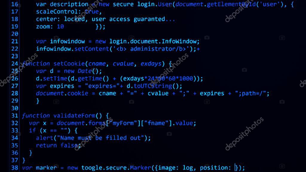programación de código informático proceso de codificación 3d ilustración 2024