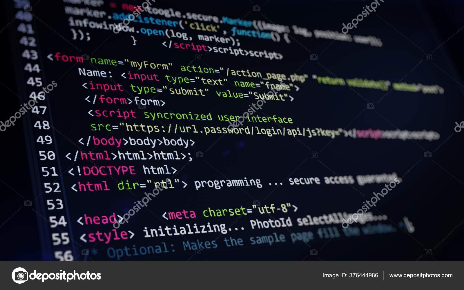 Computer Code Programming Coding Process Illustration — Stock Photo © mstanley #376444986
