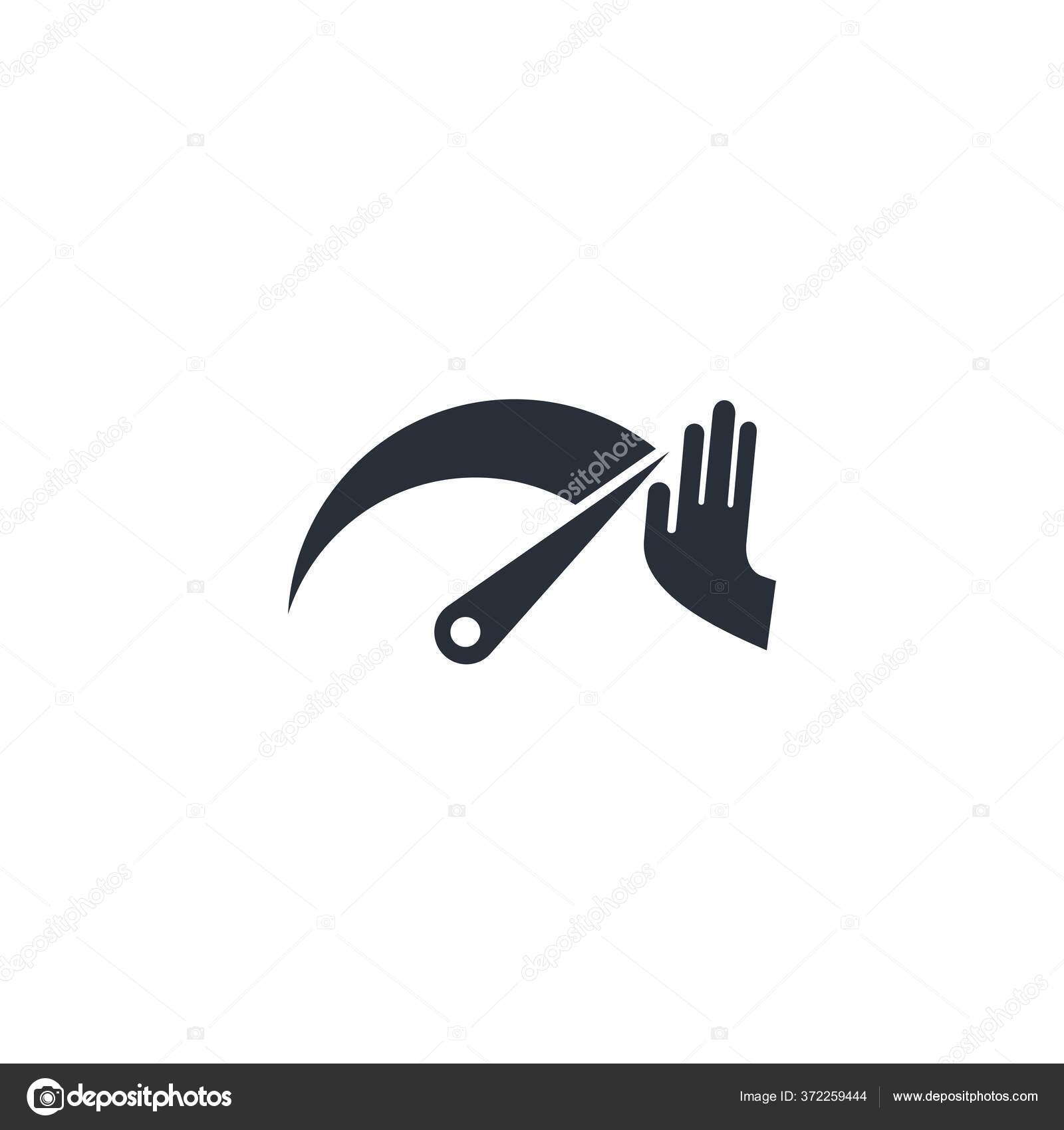 Speed Braking Vector Icon White Background Stock Vector by ©retro67 ...