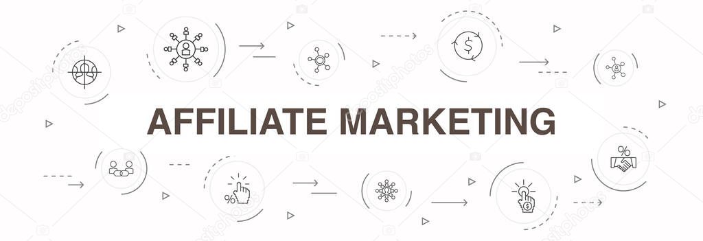 ᐈ Affiliate marketing stock vectors, Royalty Free affiliate program ...