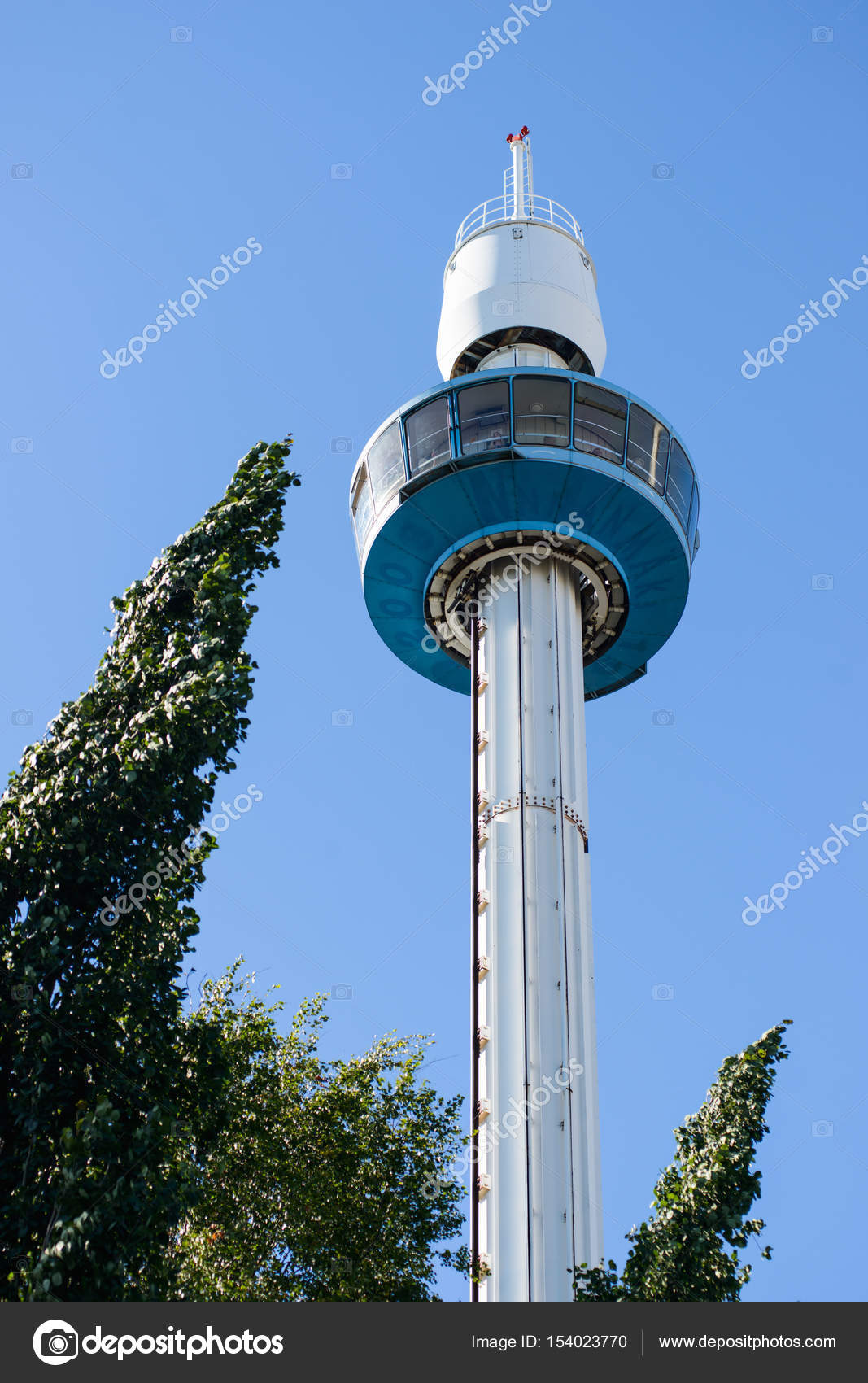 Linnanmaki Amusement Park, Panorama observation tower – Stock Editorial ...