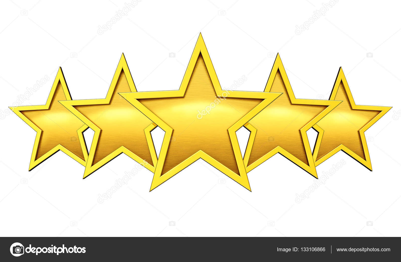 Five golden stars Stock Photo by ©Frank-Peters 133106866