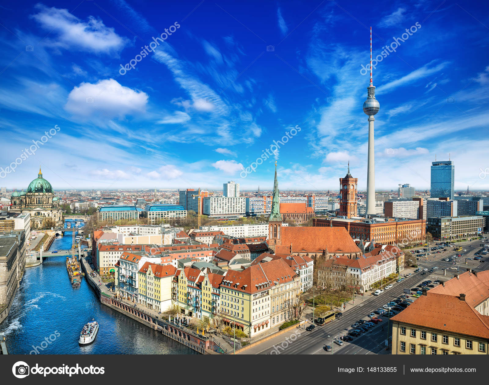 Berlín centro de la ciudad: fotografía de stock © Frank-Peters ...