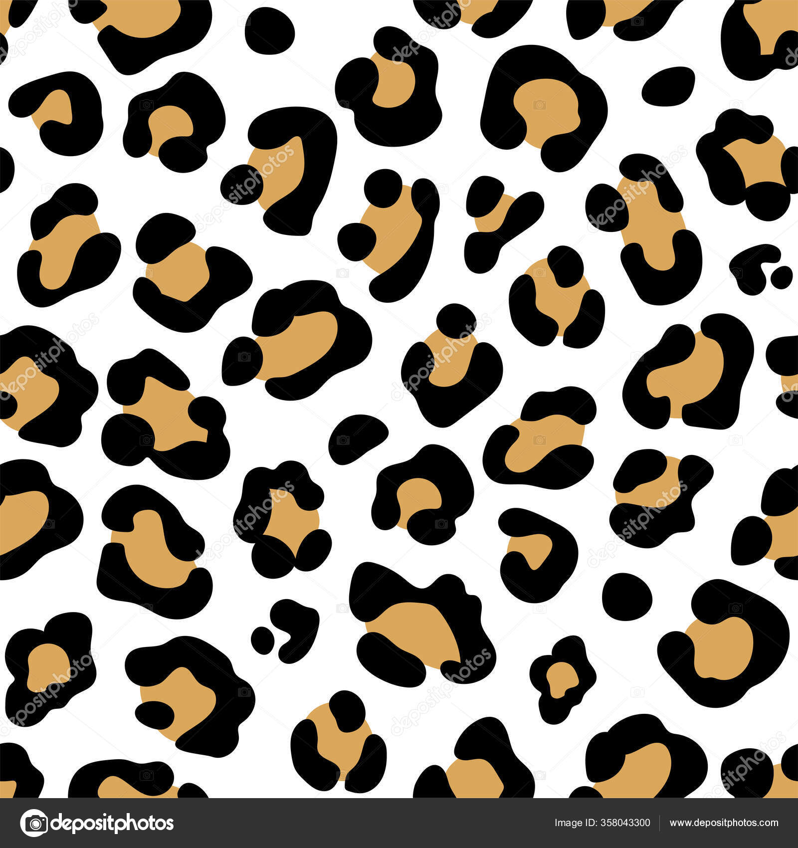 Empreinte Léopard Modèle Léopard Sans Couture Taches Léopard Tirage ...