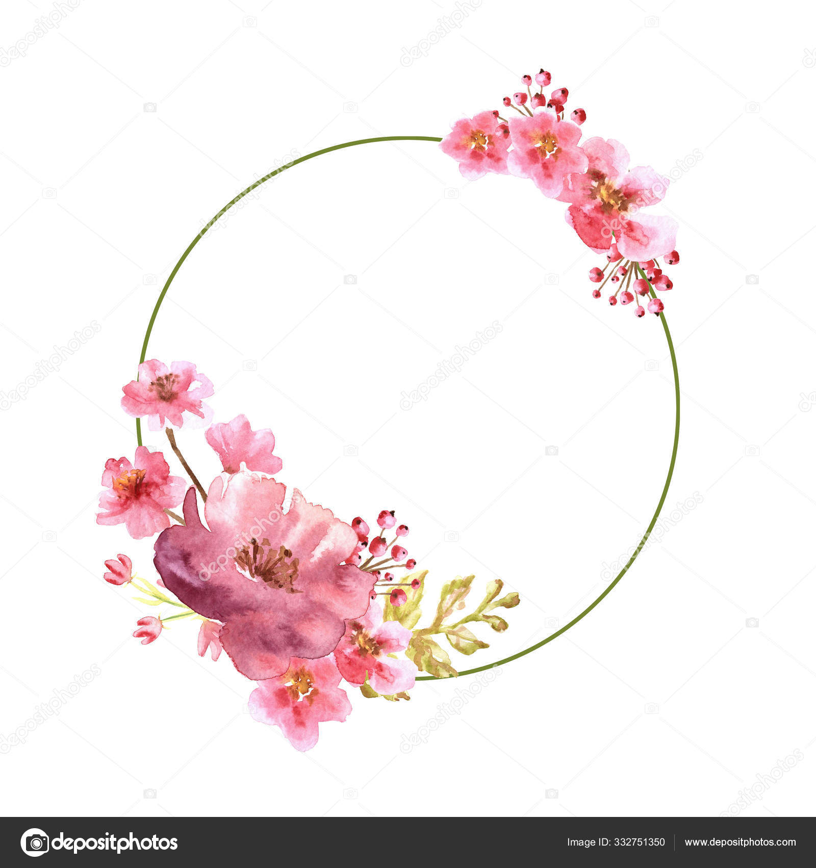 Pink Elegant Frame Clip Art