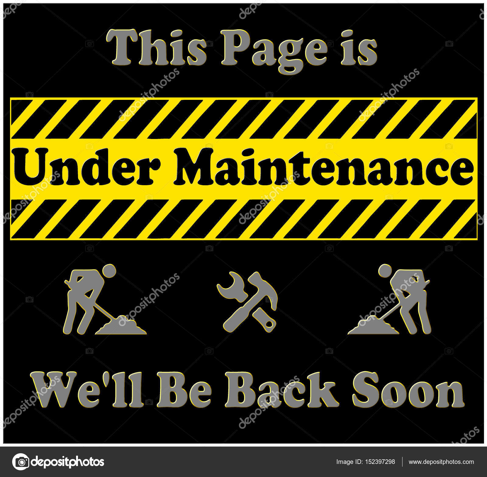 An Under Maintenance sign — Stock Photo © drcmarx #152397298