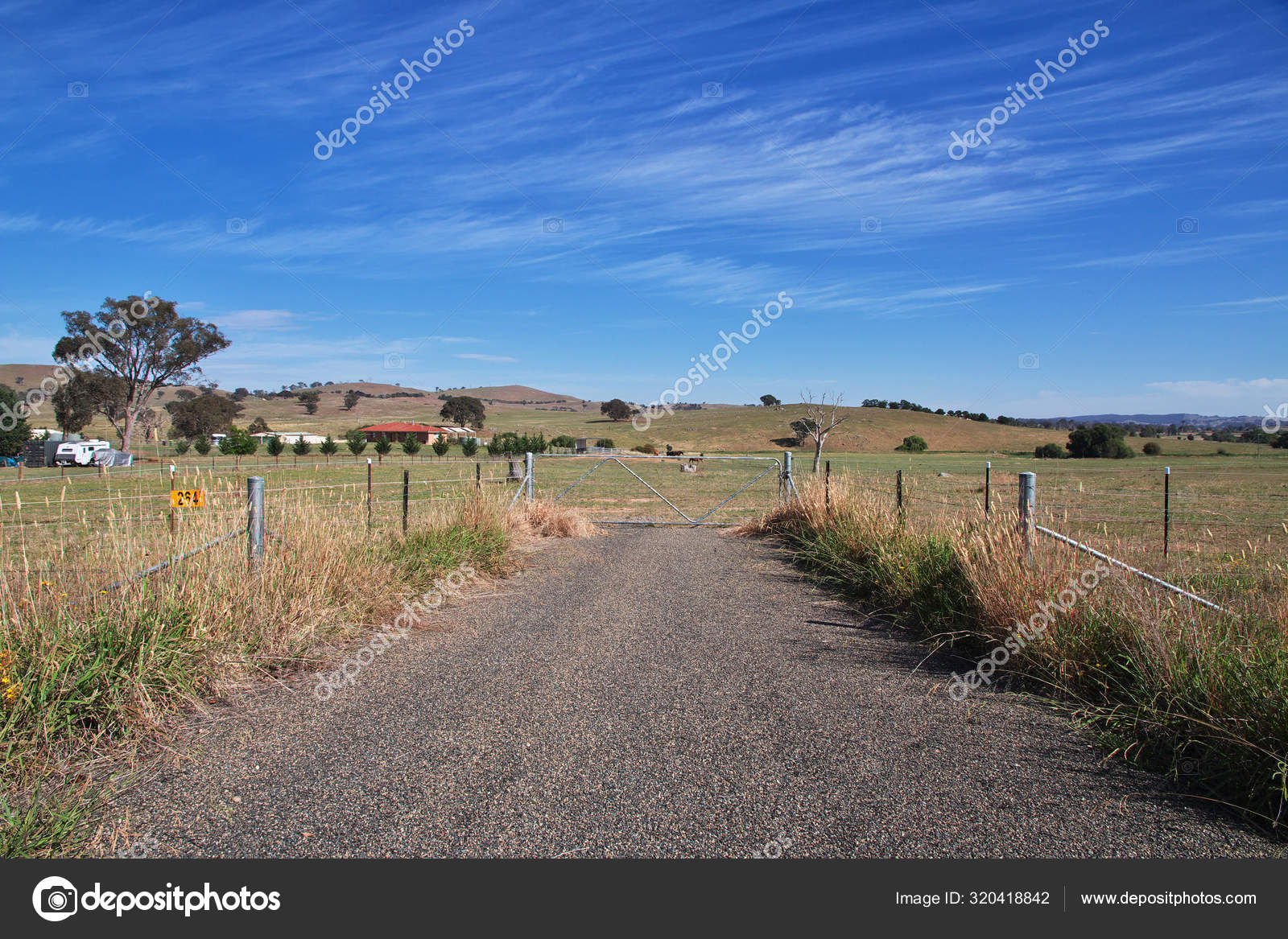 The road is in a rural location, Australia ⬇ Stock Photo, Image by ...