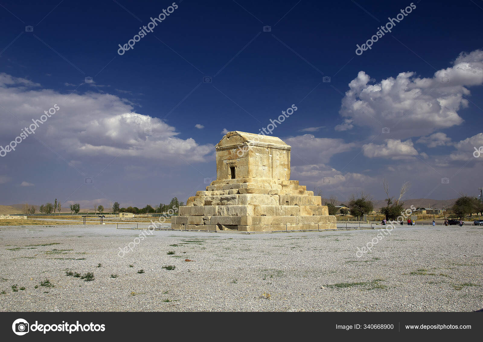 Pasargadae tomb and necropolis, Iran Stock Photo by ©Strelkov73 340668900