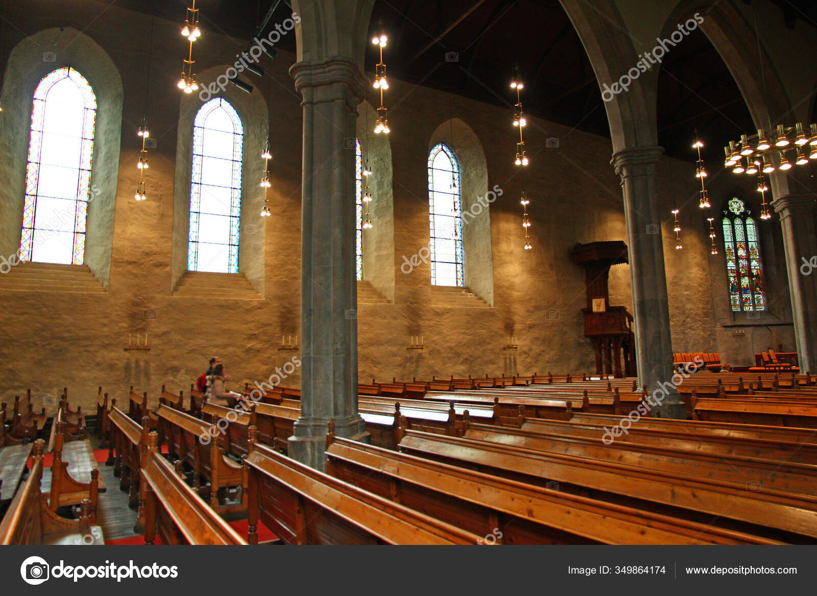 Bergen Norway Jun 2012 Ancient Church Bergen Norway – Stock Editorial ...