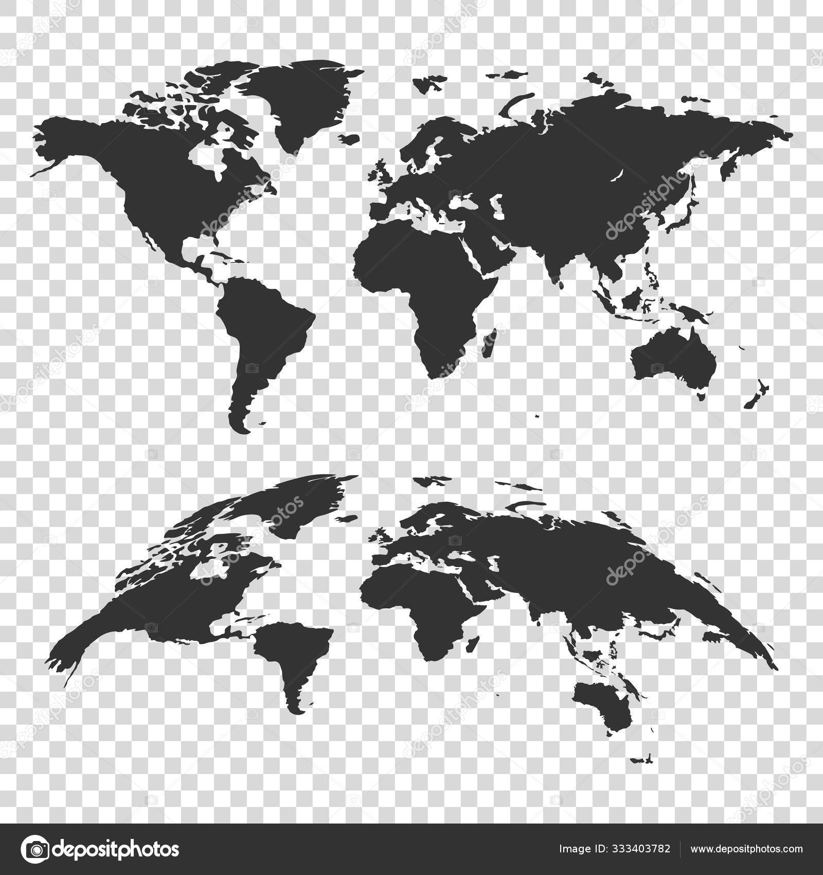 World globe map icon. Vector illustration isolated. — Stock Vector ...