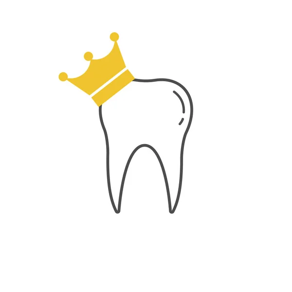 100,000 Tooth with crown Vector Images | Depositphotos