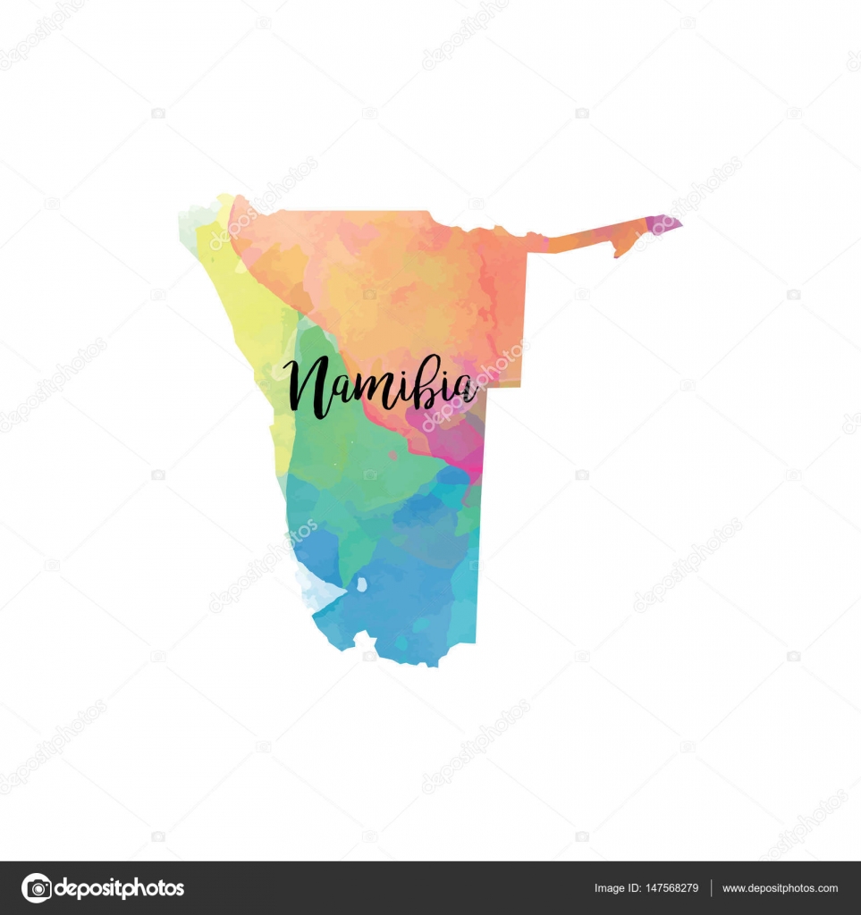 Abstract Namibia map Stock Vector Image by ©DAVIDS47 #147568279
