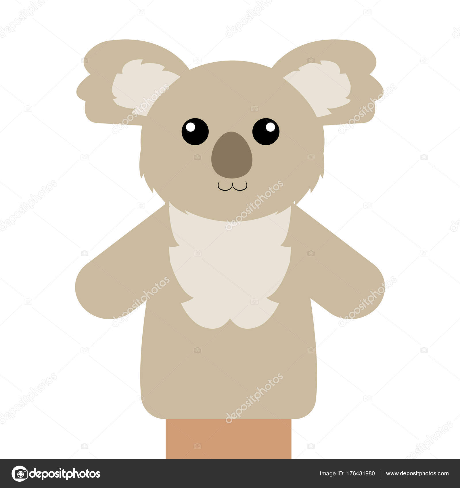 Cute puppet animal Stock Vector by ©DAVIDS47 176431980