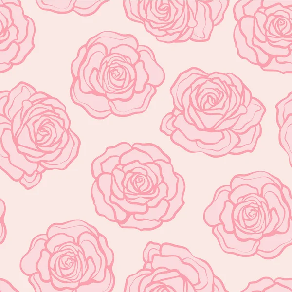 100,000 Pink roses pattern Vector Images | Depositphotos