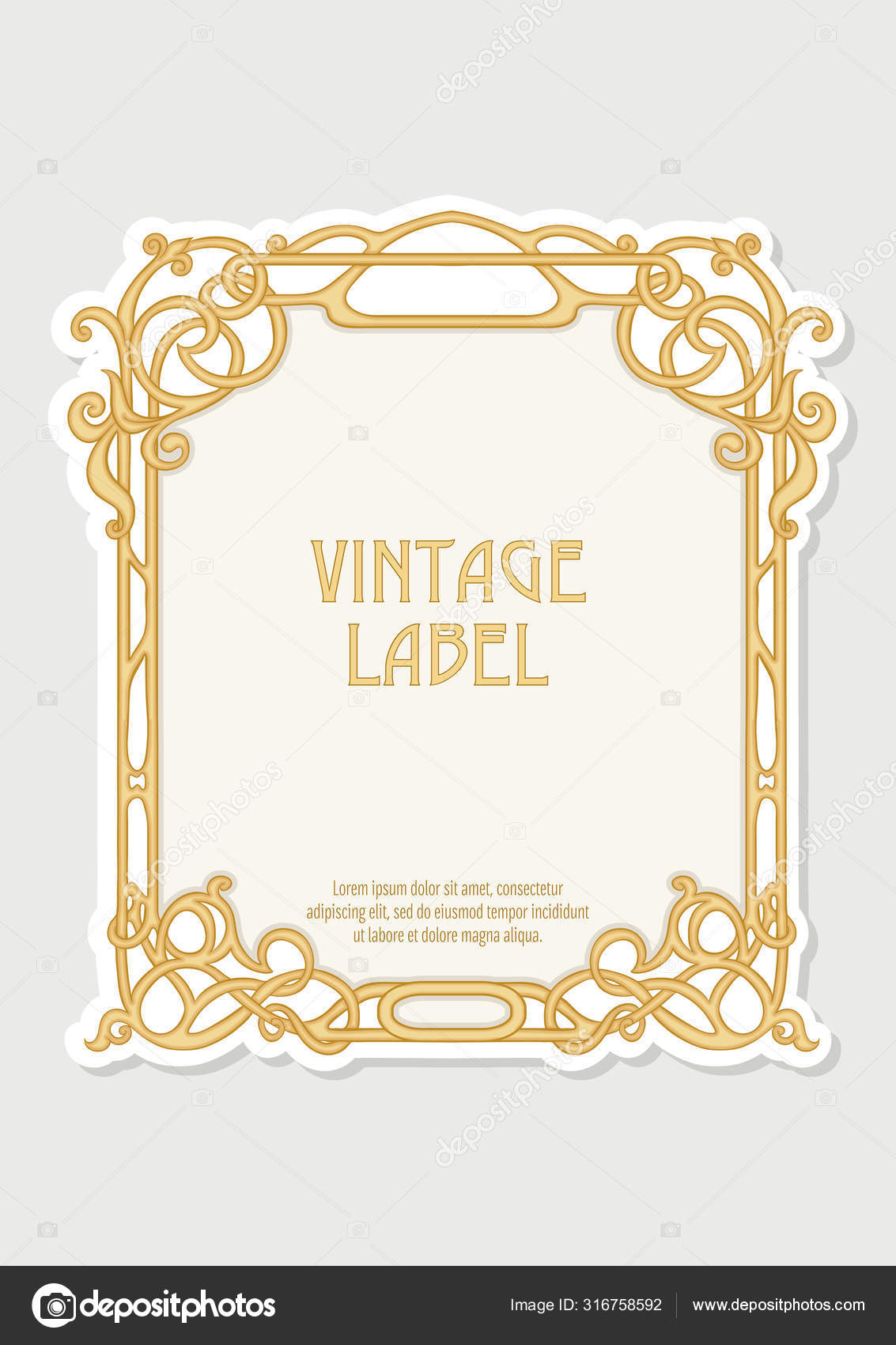 Label, decorative frame, border Stock Vector Image by ©ElenaBesedina ...