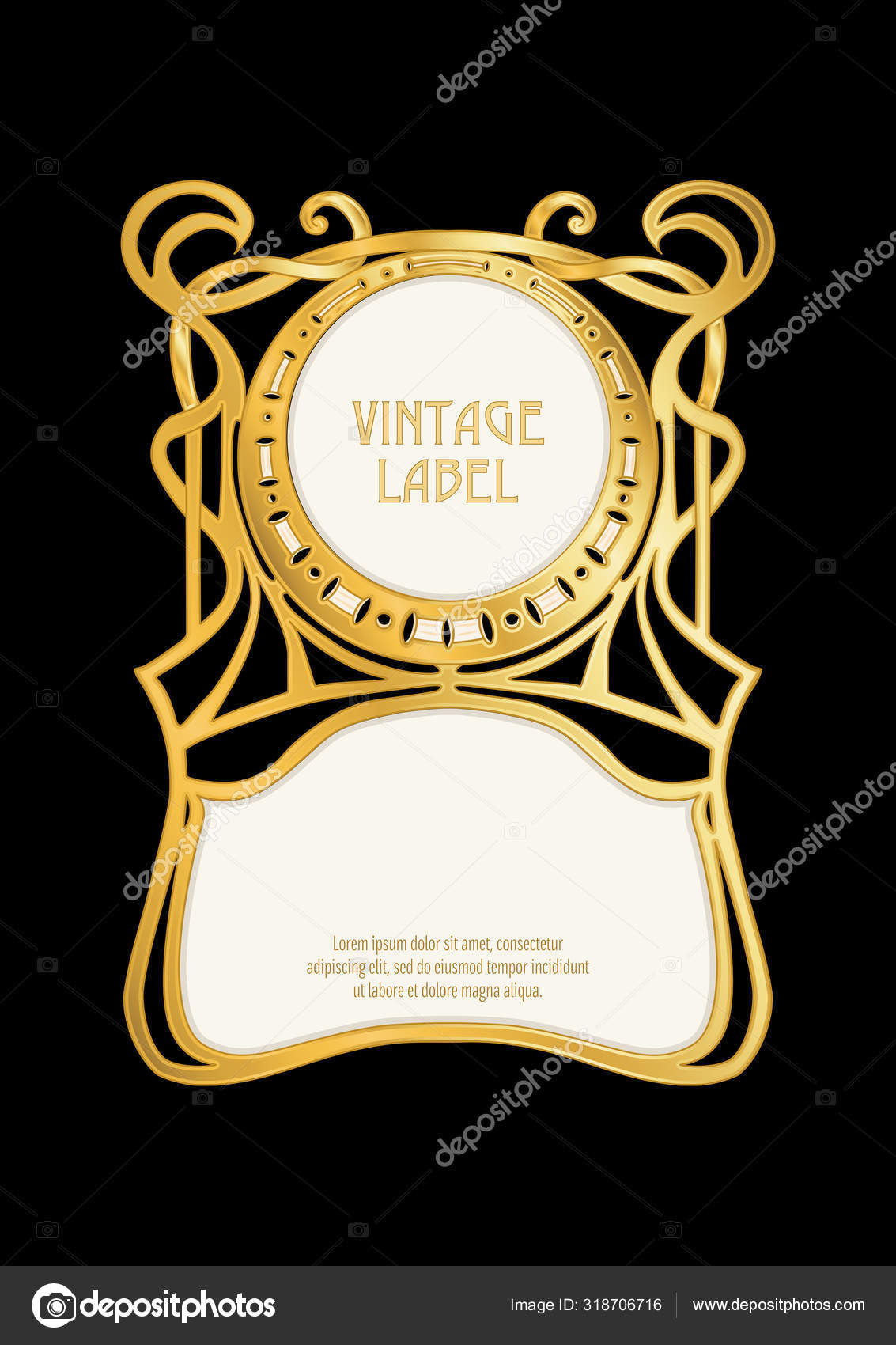 Label, decorative frame, border. Stock Vector Image by ©ElenaBesedina ...