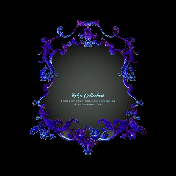 Border, frame, label In baroque, rococo, victorian, renaissance style ...