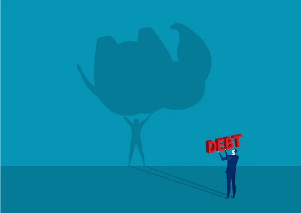 Big debt threatening Stock Vector Image by ©jesadaphorn #33719843 Big debt threatening Stock Vector Image by ©jesadaphorn #33719843