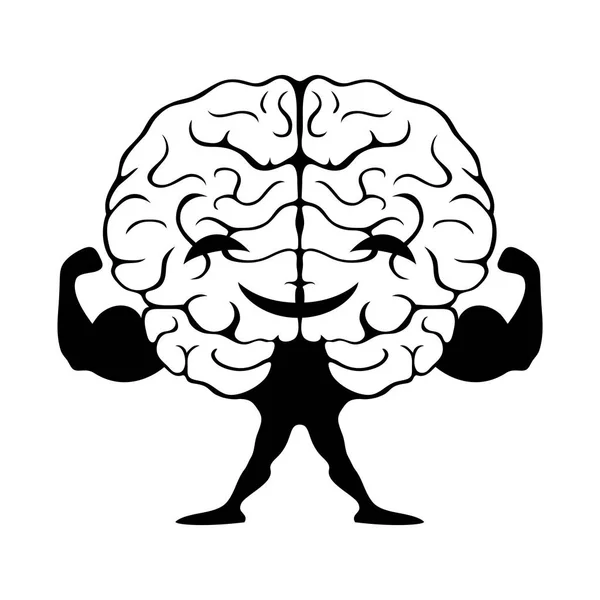 Strong brain — Stock Vector © memoangeles #31259169