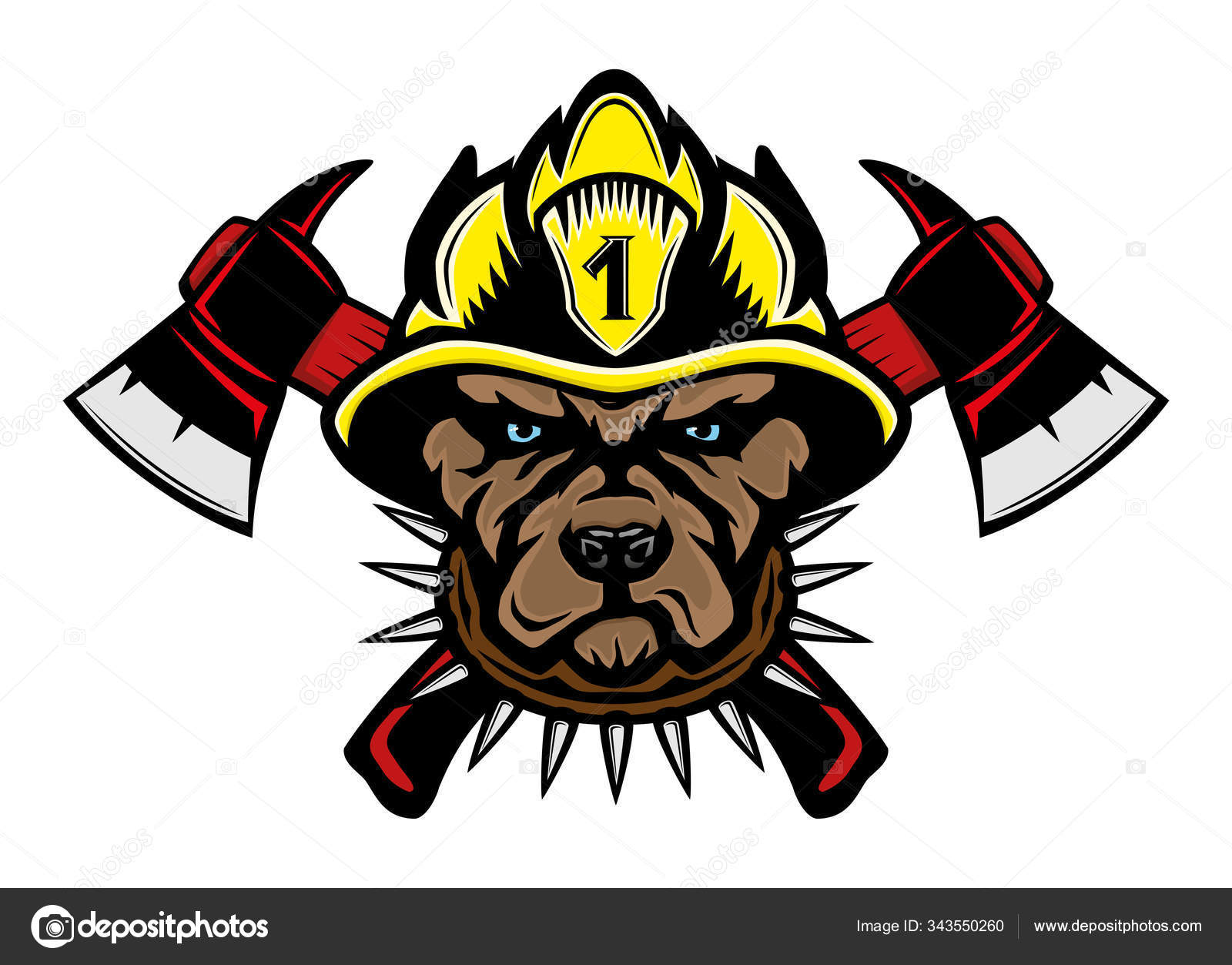 Firefighter Dog Clipart