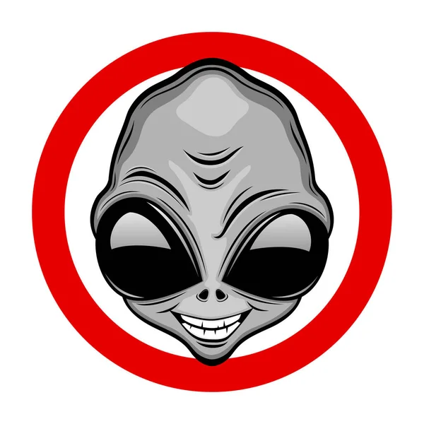 Funny Extraterrestrial Alien White Background Stock Vector Image by ...