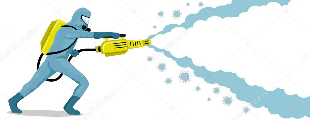 Disinfection cartoon Vector Art Stock Images | Depositphotos