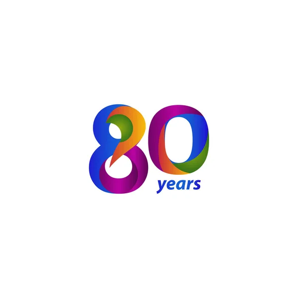 555 80 years logo Vector Images | Depositphotos