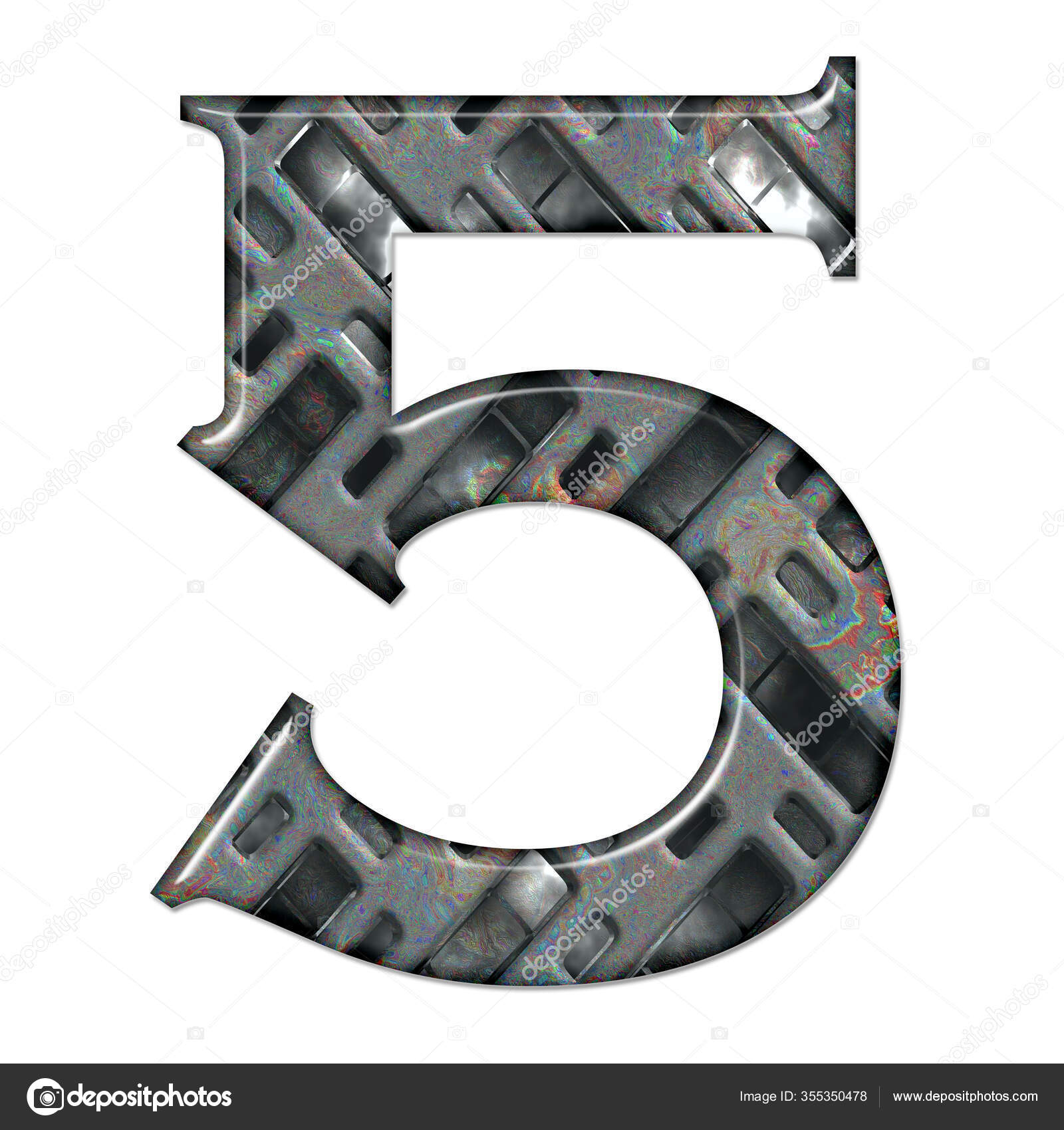 Render Composite Material Pattern Texture Numbers Creative Design ...