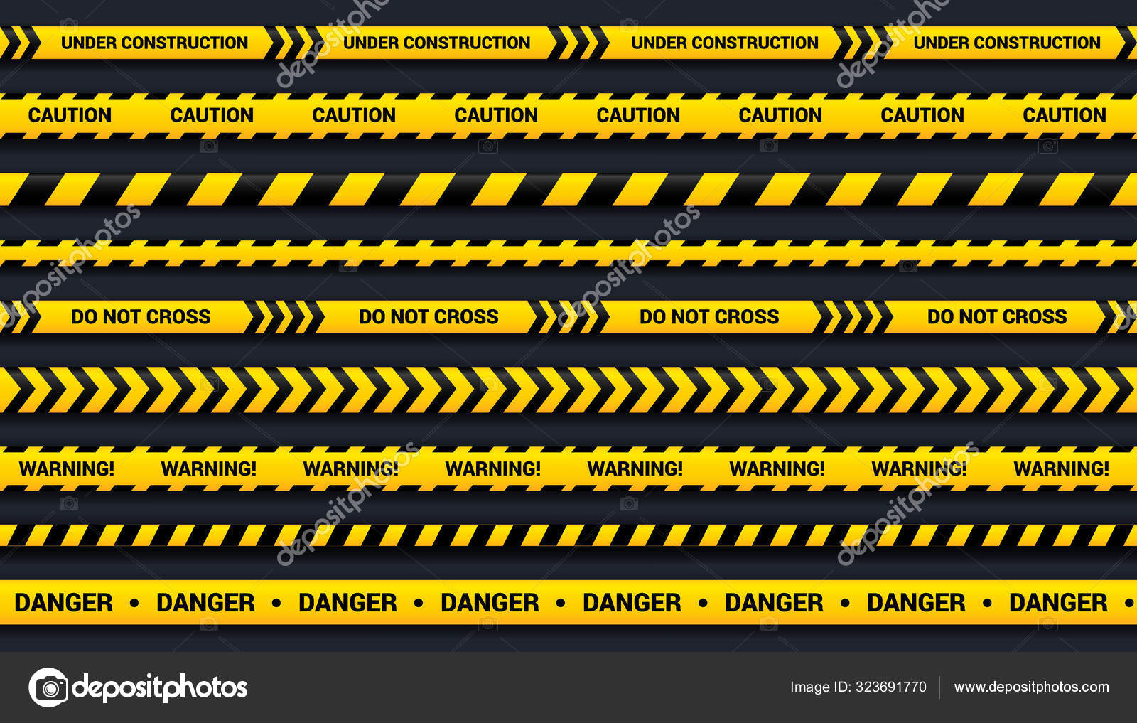 Construction Tape Pattern