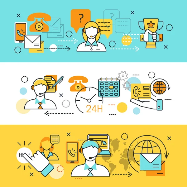 1,474 Contact us banner Vector Images | Depositphotos