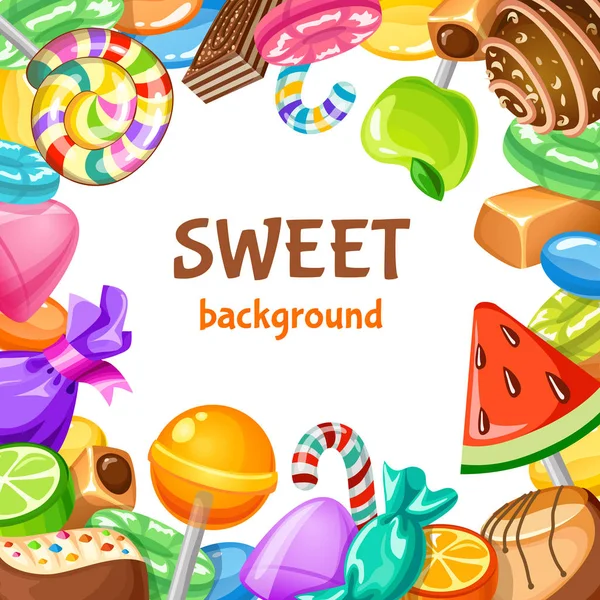 Sweet Candy Poster Stock Vector Image by ©Mogil #110171214