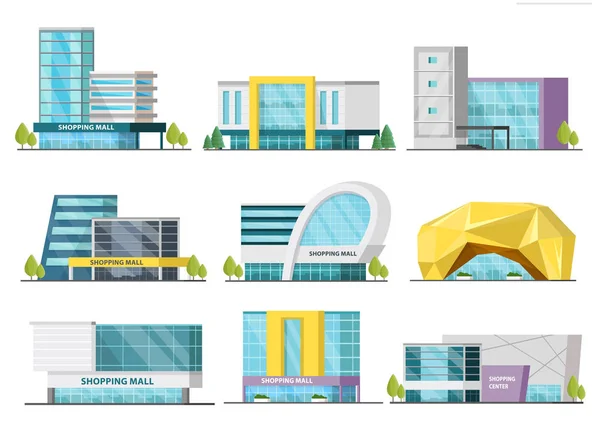 Edificio Del Centro Comercial Clipart
