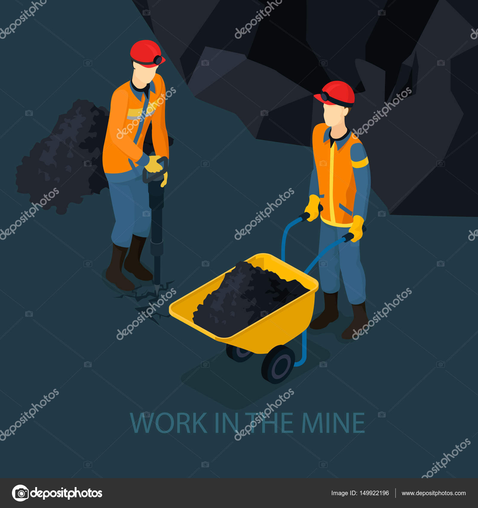 Isometric Mine Industry Concept Stock Vector Image by ©Mogil #149922196
