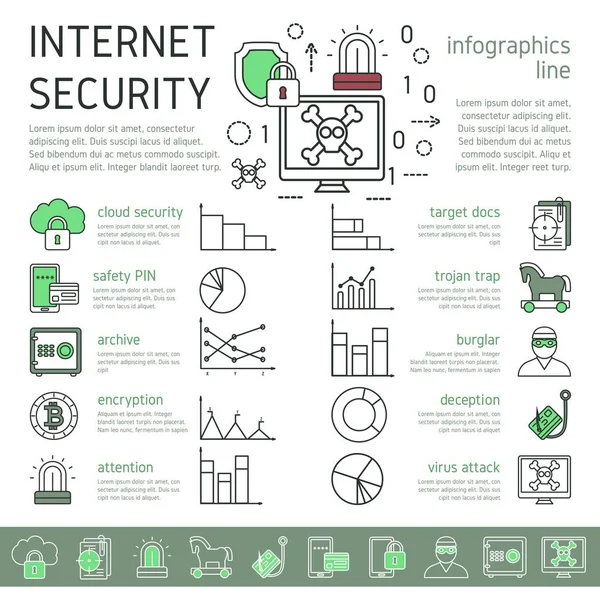 3,753 Infographics internet security Vector Images | Depositphotos