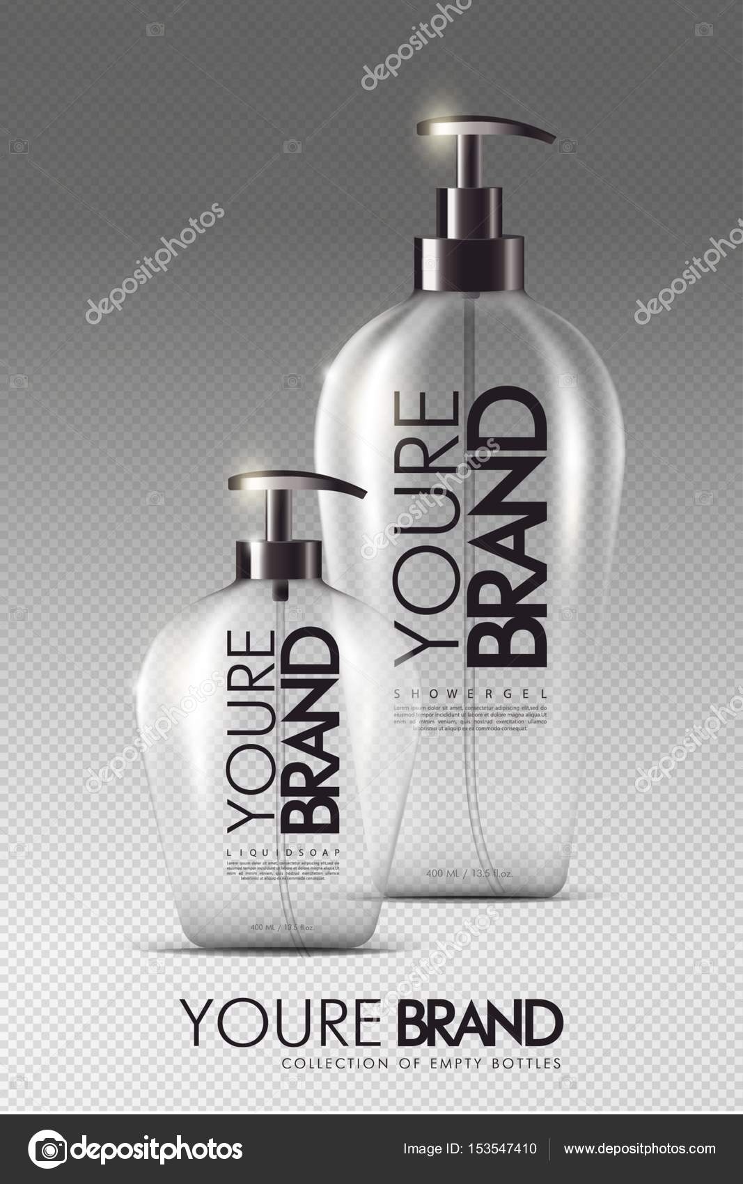 Realistic Hygiene Products Packages Collection Stock Vector Image by ...