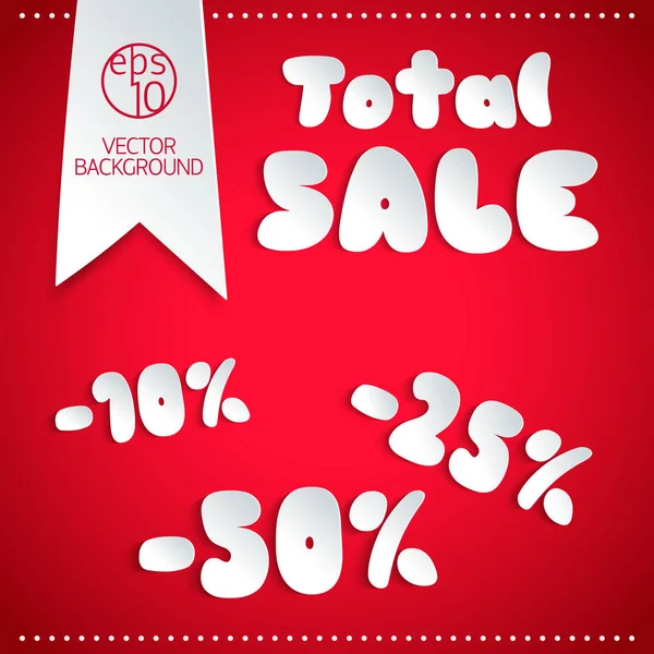 Inscription total sale Vector Art Stock Images | Depositphotos