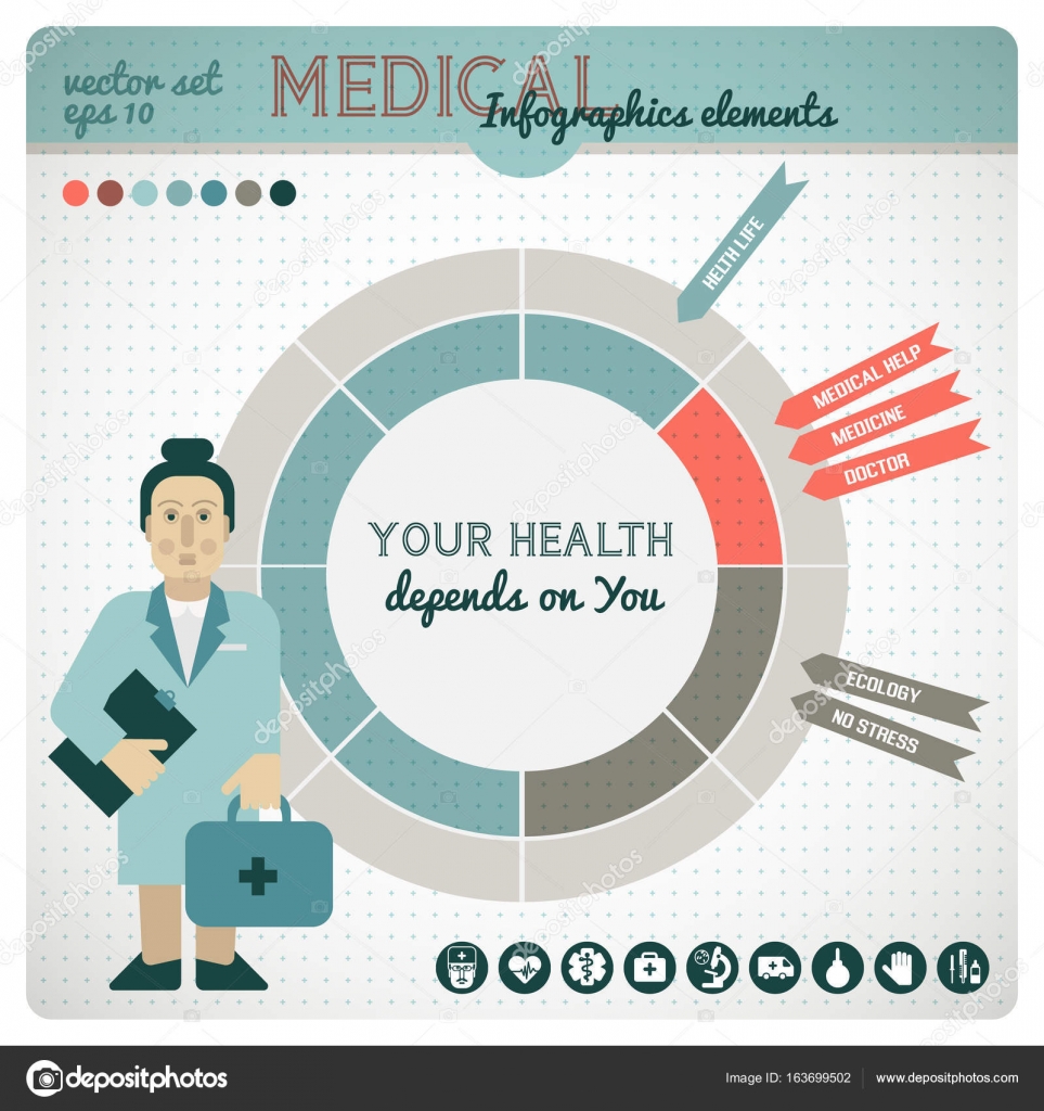 Health Colored Infographic Stock Vector Image by ©Mogil #163699502