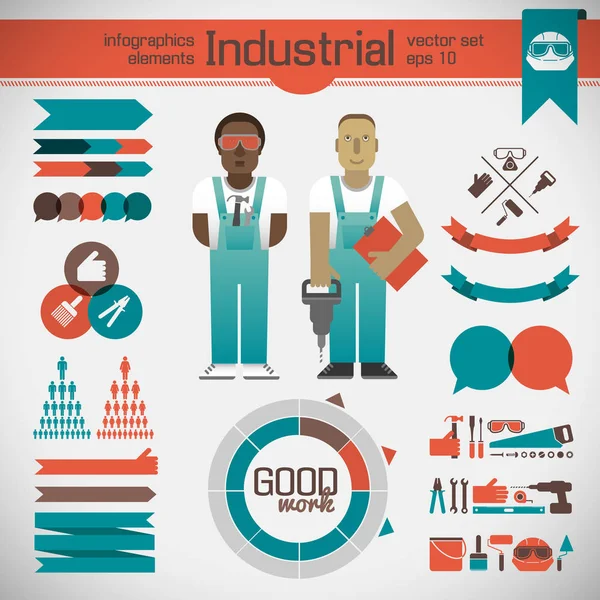 Industrial Manufacturing Poster Stock Vector by ©Mogil 164555602