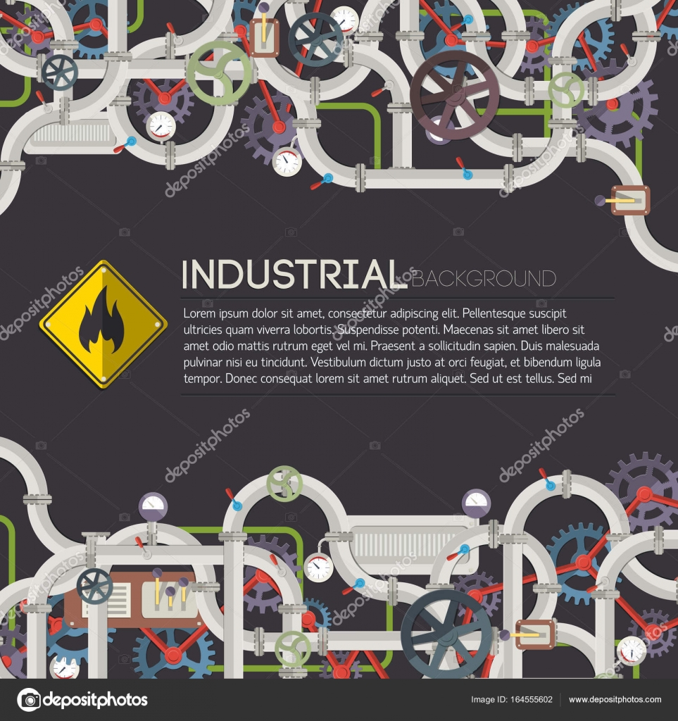 Industrial Manufacturing Poster Stock Vector by ©Mogil 164555602