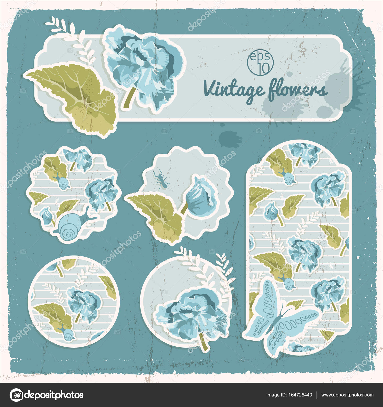 Vintage Banners Stickers Set Stock Vector Image by ©Mogil #164725440