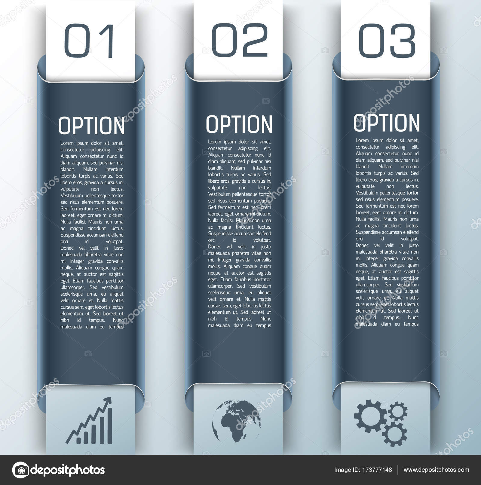 Three Stylish Business Banner Set Stock Vector by ©Mogil 173777148