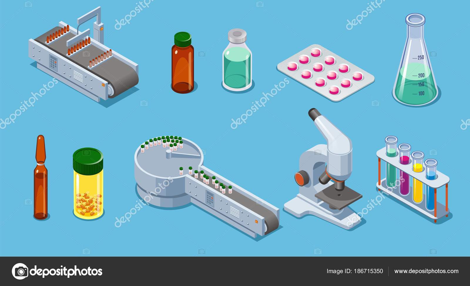 Isometric Pharmaceutical Industry Elements Set Stock Illustration by ... Isometric Pharmaceutical Industry Elements Set Stock Illustration by ...