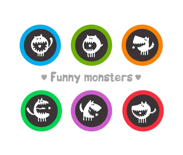 monstres rigolos — Image vectorielle artenot © #4649311 monstres rigolos — Image vectorielle artenot © #4649311
