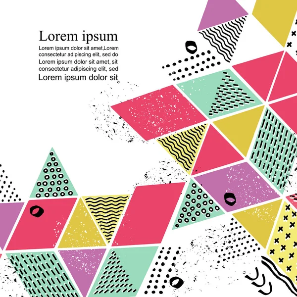 Different colored triangles Stock Vector Image by ©color885 #143917807