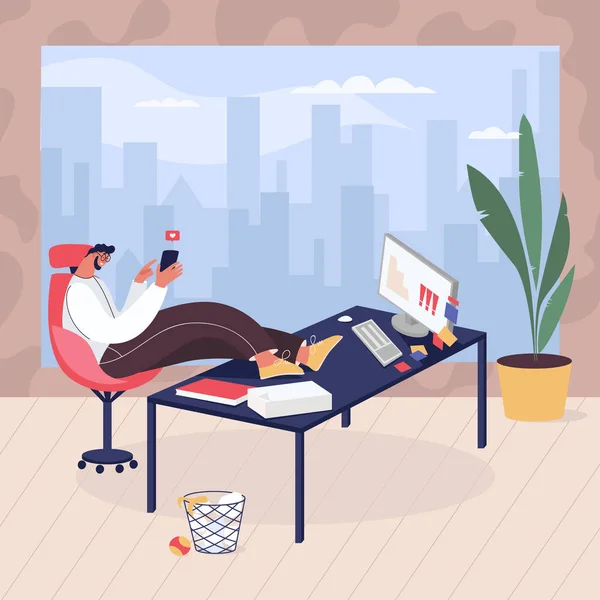 Procrastination cartoon Vector Art Stock Images | Depositphotos