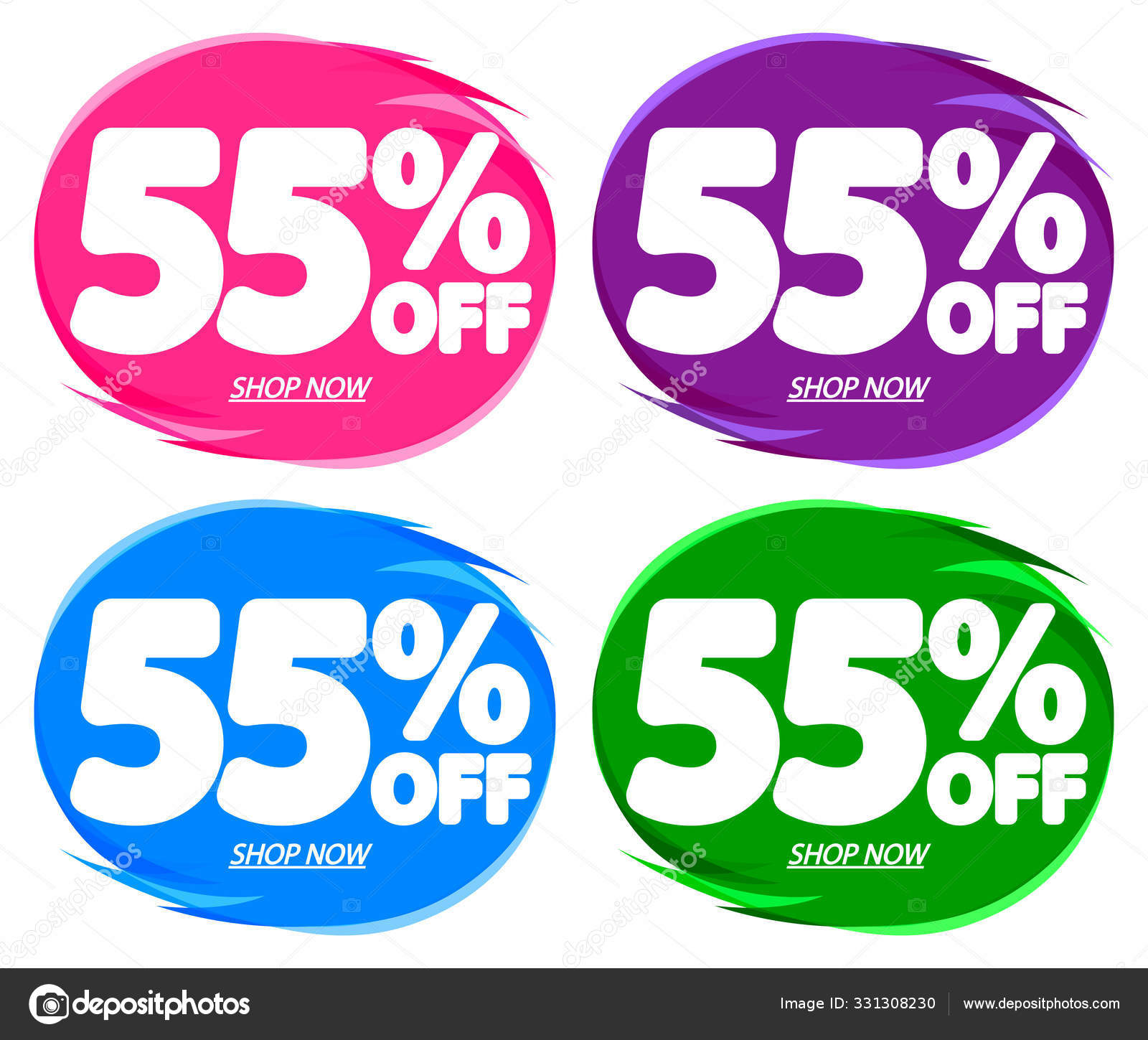 Sale Bubble Banner Design Template Discount Tag App Icon Vector ⬇ ...
