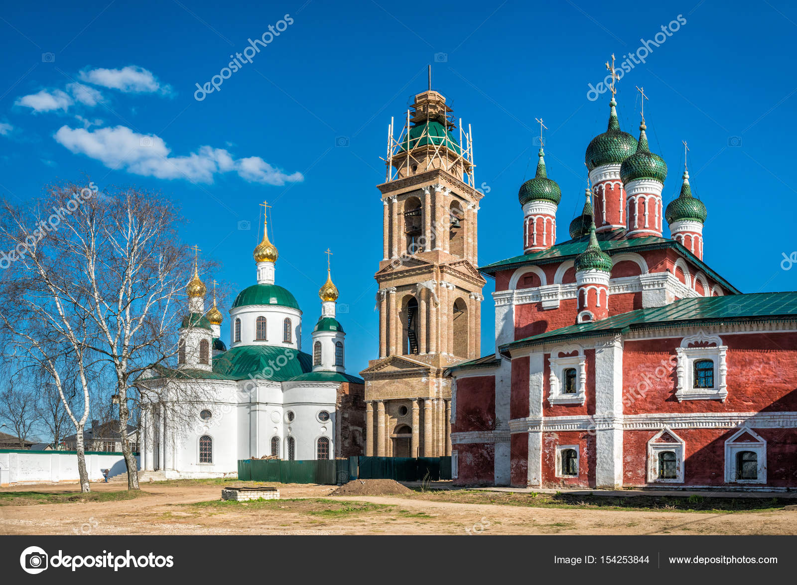 Temples of the Epiphany Monastery Stock Photo by ©yulenochekk 154253844